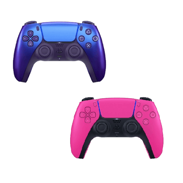 Combo Pack of PS5 Dualsense Controller | Chroma Indigo & Nova Pink