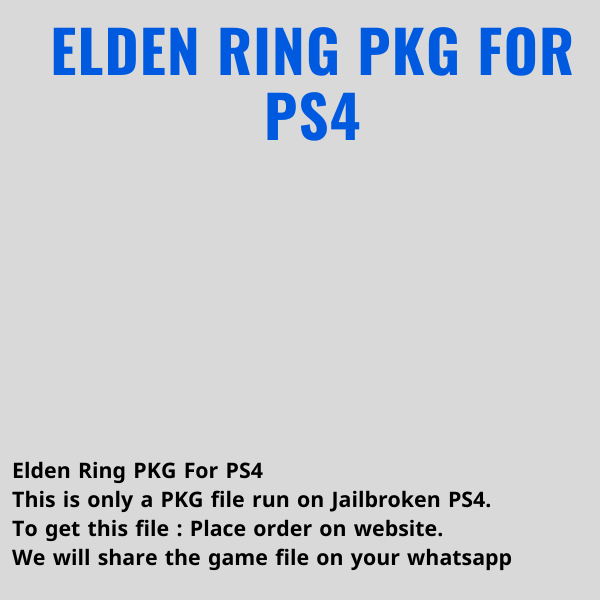 Download Elden Ring Jailbreak Game For PS4