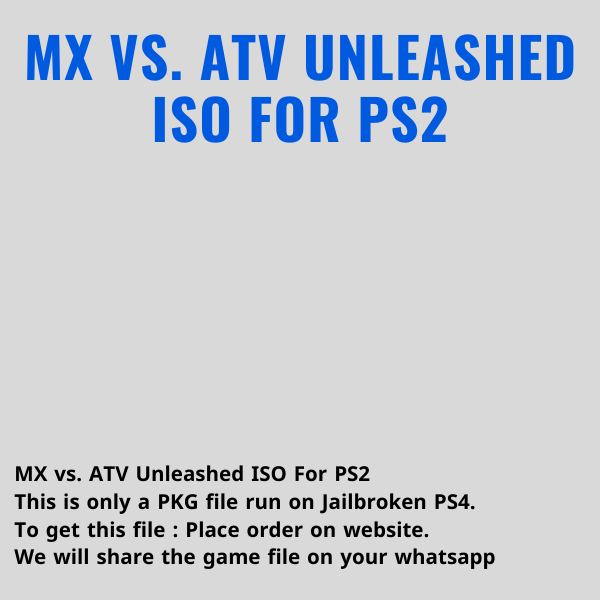 MX vs. ATV Unleashed ISO For PS2