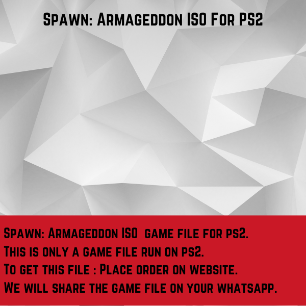 Spawn: Armageddon ISO File For Sony Playstation 2