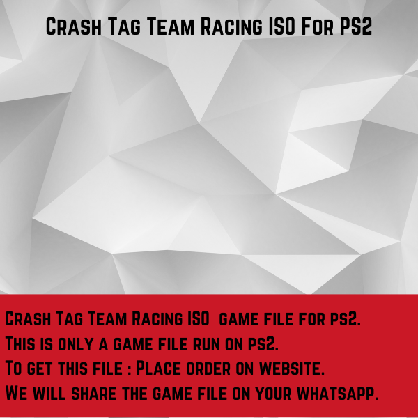 Crash Tag Team Racing ISO For PS2