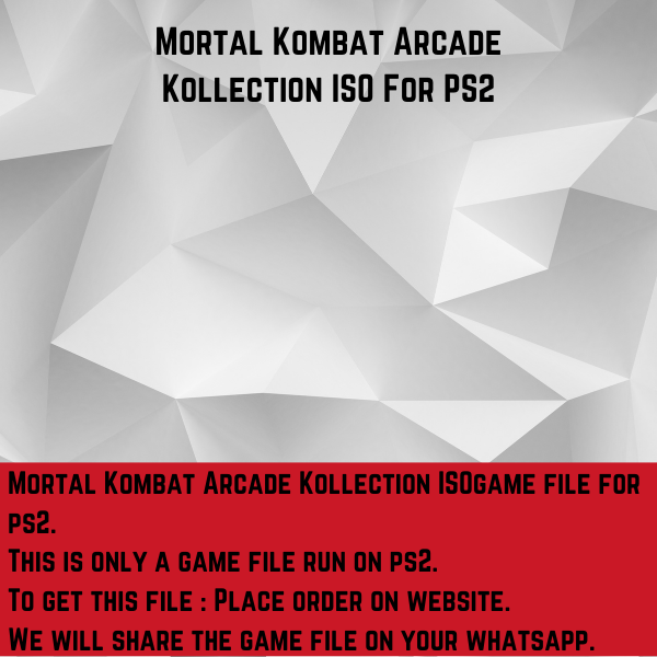 Mortal Kombat Arcade Kollection ISO For PS2