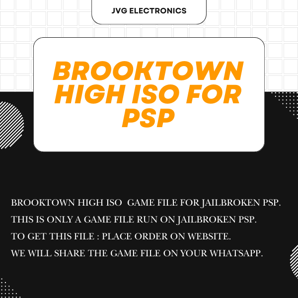 Download Brooktown High ISO File For PSP