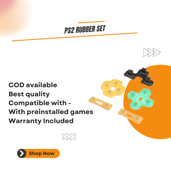 Rubber Set For Sony Playstation 2 Controller | JVG Electronics